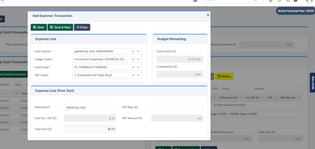 Bromcom Finance and DTSApps: How do I process my Petty cash file ...