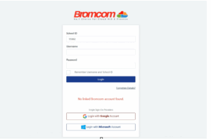 Bromcom – Error when trying to log in to Bromcom “No linked Bromcom ...